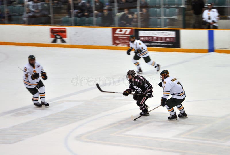 NCAA Ice Hockey Game editorial image. Image of helmet - 18603970