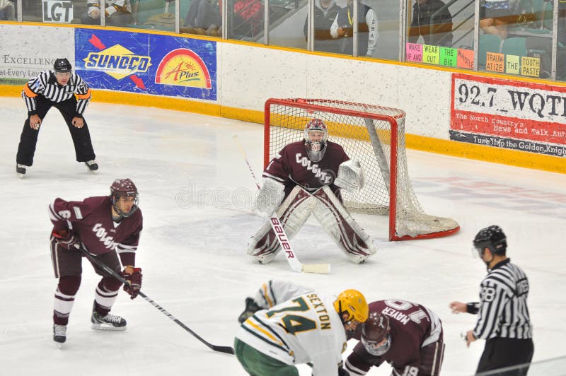 NCAA Ice Hockey Game in Clarkson University Editorial Photo - Image of ...