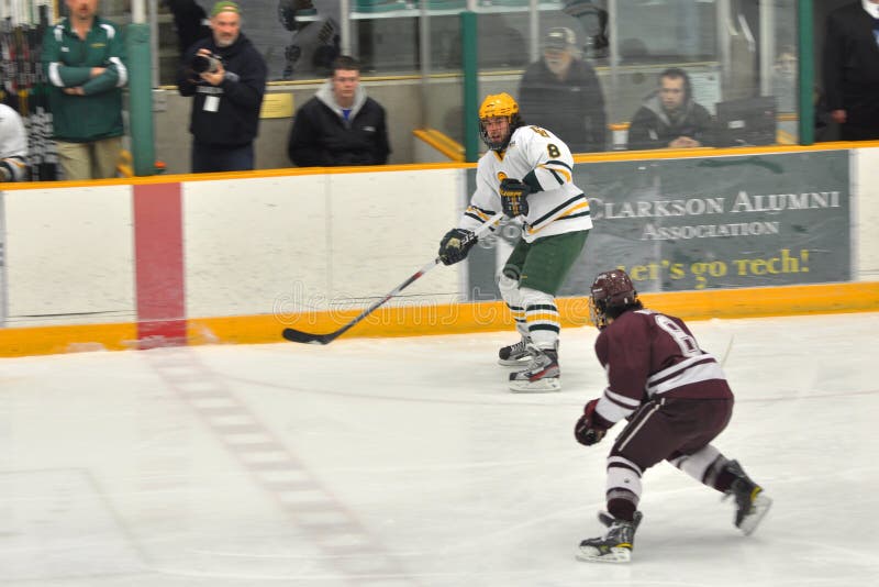 NCAA Ice Hockey Game in Clarkson University Editorial Stock Image ...