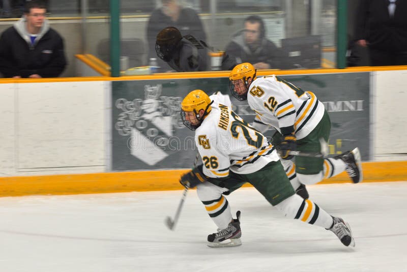 NCAA Ice Hockey Game in Clarkson University Editorial Image - Image of ...