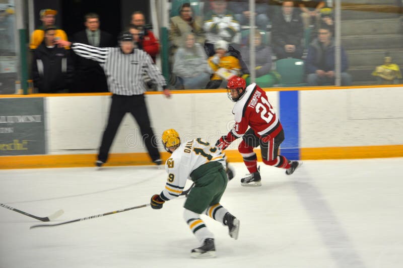 NCAA Ice Hockey Game in Clarkson University Editorial Stock Image ...