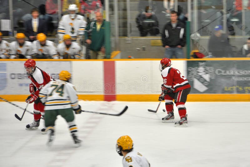 NCAA Ice Hockey Game in Clarkson University Editorial Photography ...