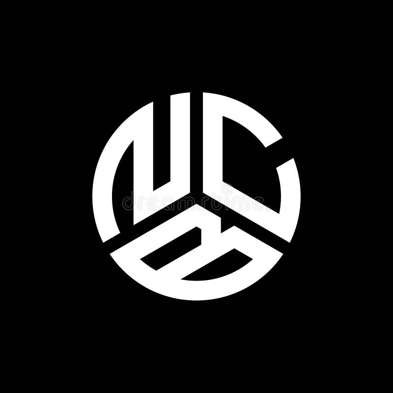 NCB Letter Logo Design on Black Background. NCB Creative Initials ...
