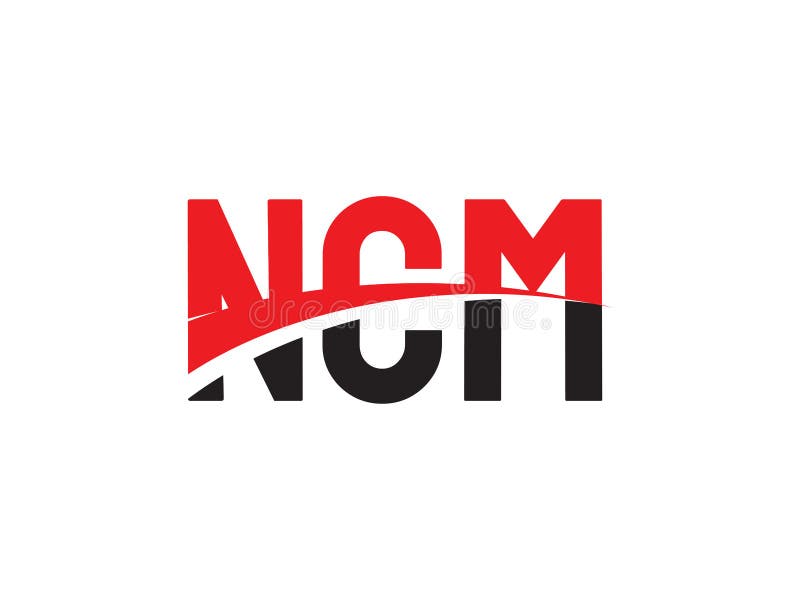 NCM Letter Initial Logo Design Vector Illustration Stock Vector ...