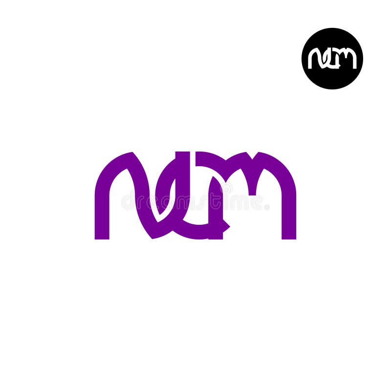 NCM Logo Letter Monogram Design Stock Vector - Illustration of name ...