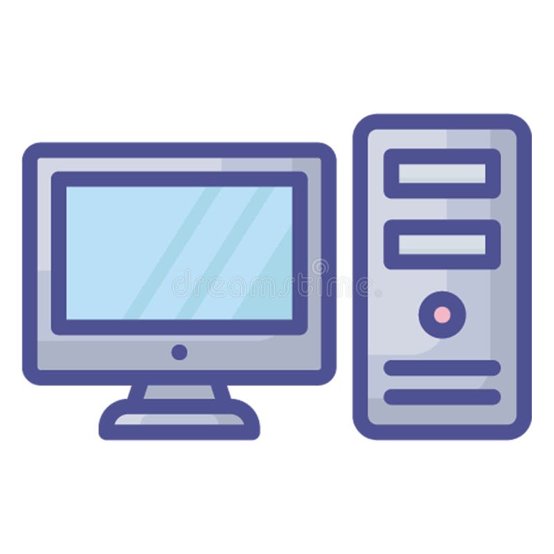 Computer Accessory Isolated Vector Icon Fully Editable Stock ...