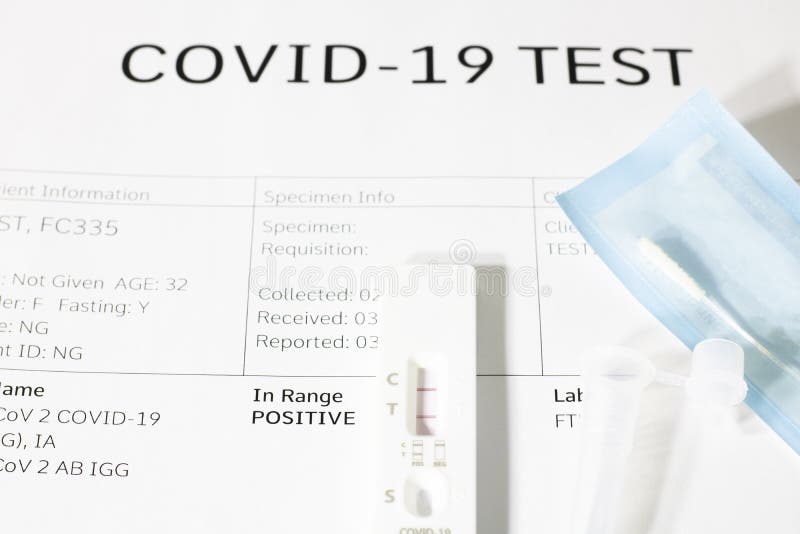 2019-nCoV COVID-19 Virus Disease Test Kit. Coronavirus Test Two Strips ...