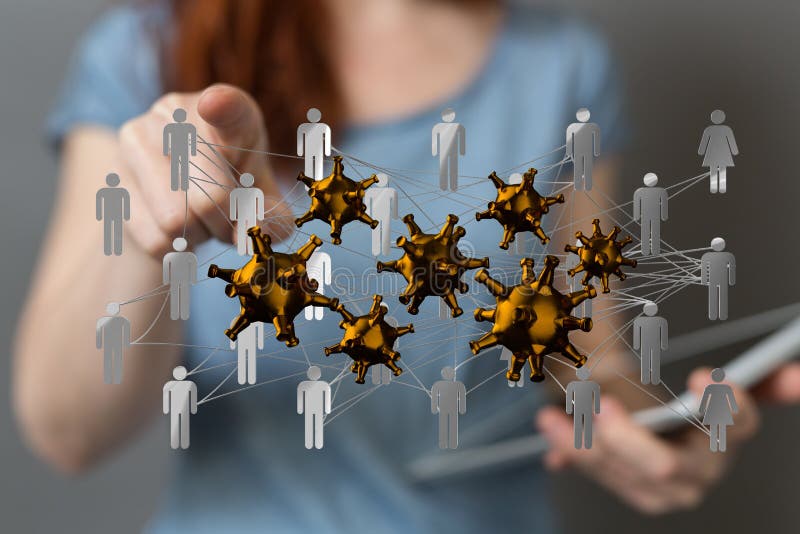 A NCoV Denoted is Single-stranded RNA Virus Stock Photo - Image of ...