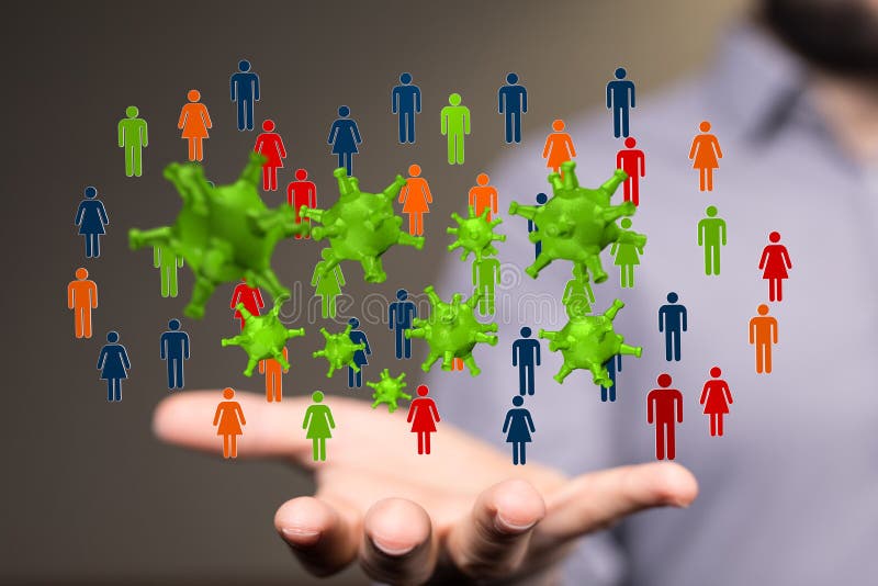 A NCoV Denoted is Single-stranded RNA Virus Stock Photo - Image of ...