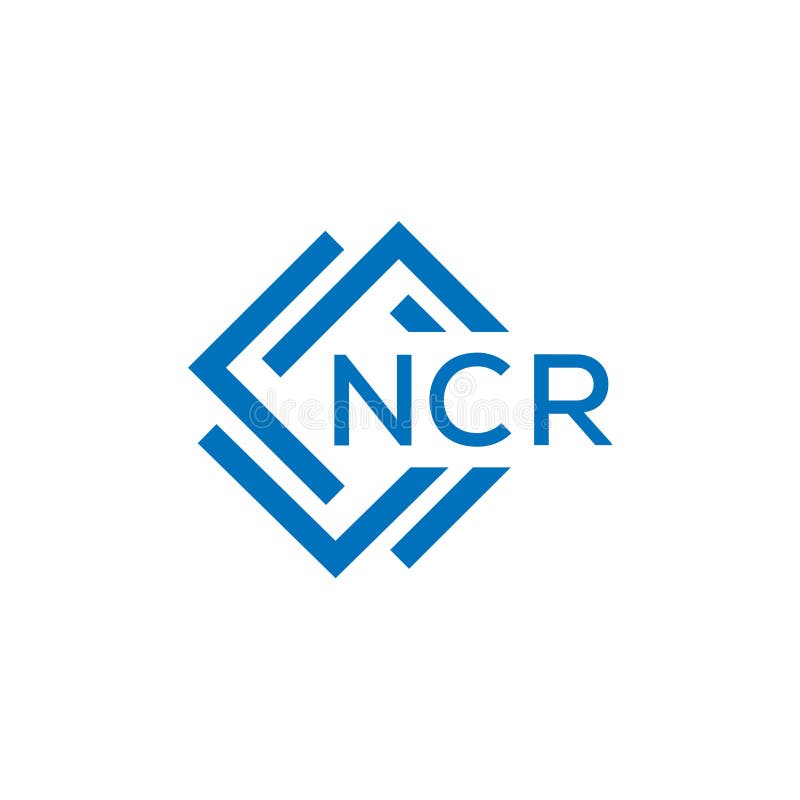 NCR Letter Logo Design on White Background. NCR Creative Circle Letter ...