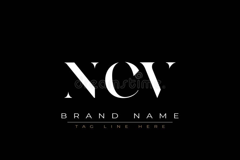 NCV Abstract Letter Logo Design Stock Vector - Illustration of sign ...