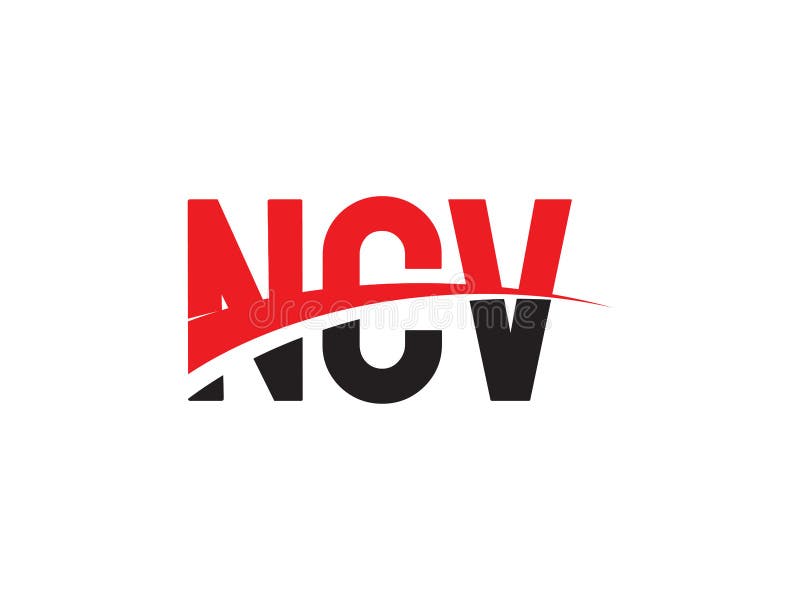 NCV Letter Initial Logo Design Vector Illustration Stock Vector ...
