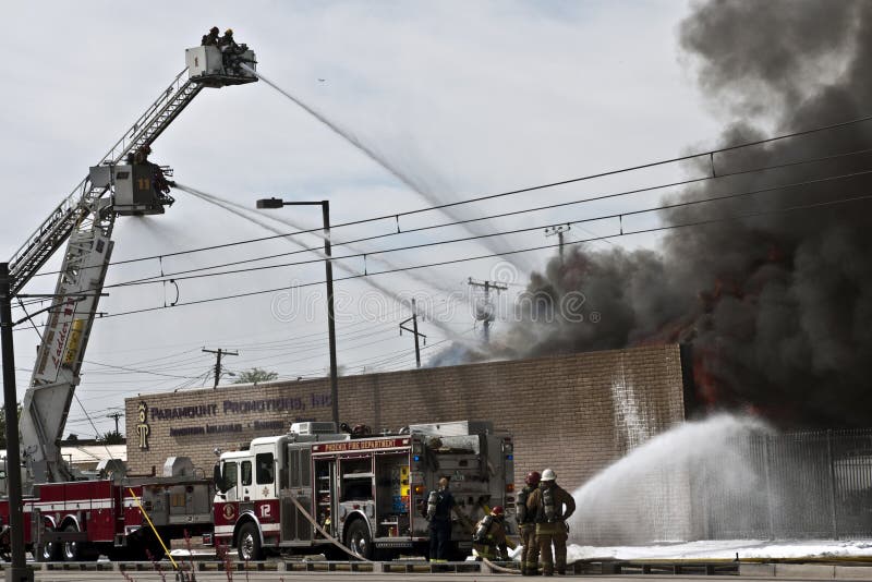 2nd Alarm Fire II editorial photography. Image of hose - 52489497