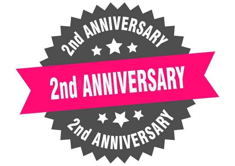 2nd Anniversary Magenta Stock Illustrations – 5 2nd Anniversary Magenta ...