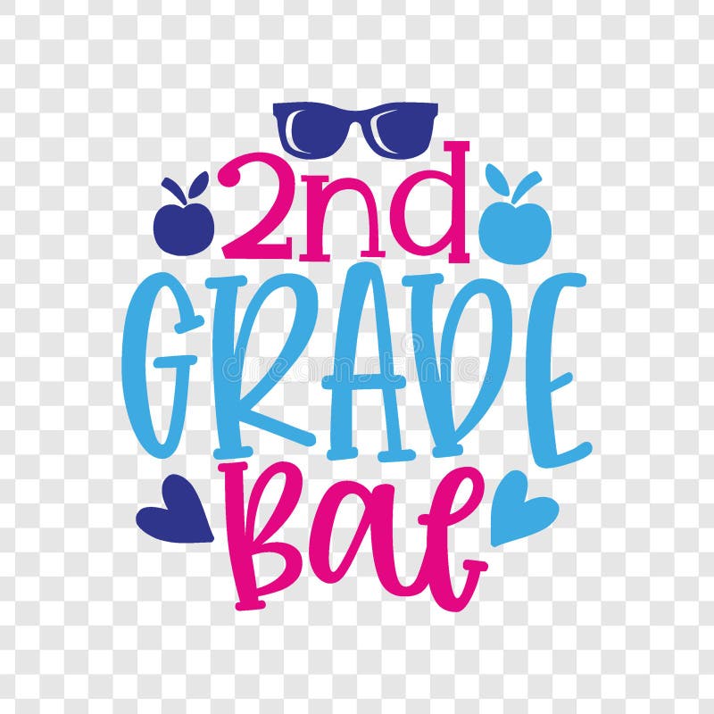 2nd Grade Bal Stickers Vector Stock Vector - Illustration of download ...