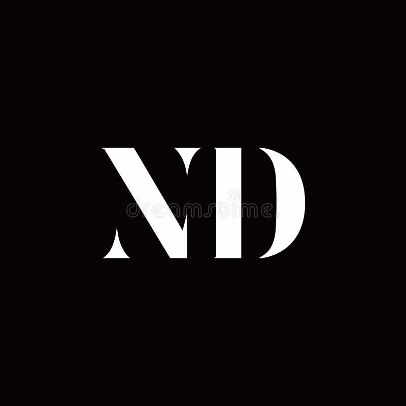 ND Logo Letter Initial Logo Designs Template Stock Vector ...