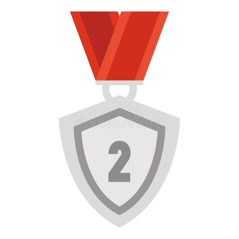 2nd place shield icon stock illustration. Illustration of competition ...