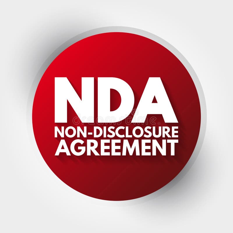 NDA - Non-Disclosure Agreement Acronym, Business Concept Background ...