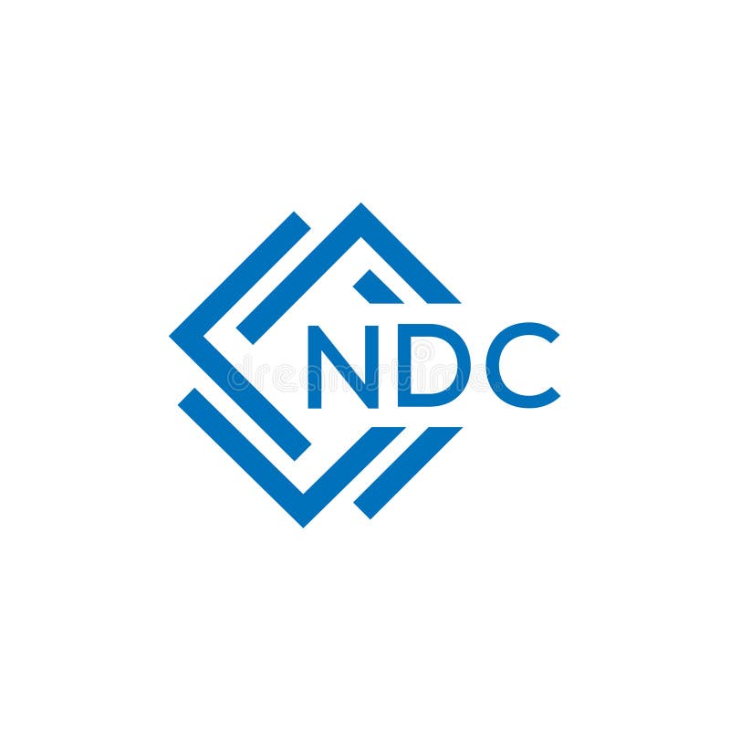 NDC Letter Logo Design on White Background. NDC Creative Circle Letter ...