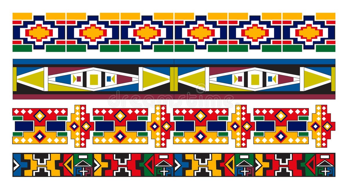 Ndebele African Patterns Stock Illustrations – 7 Ndebele African ...