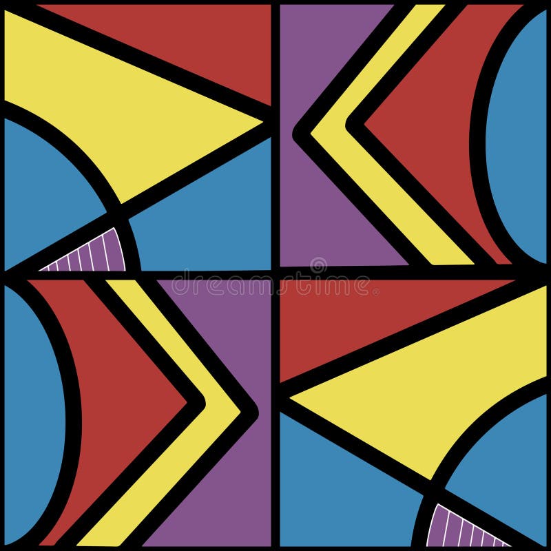 Ndebele Colorful Design Pattern Backgrounds Stock Vector - Illustration ...