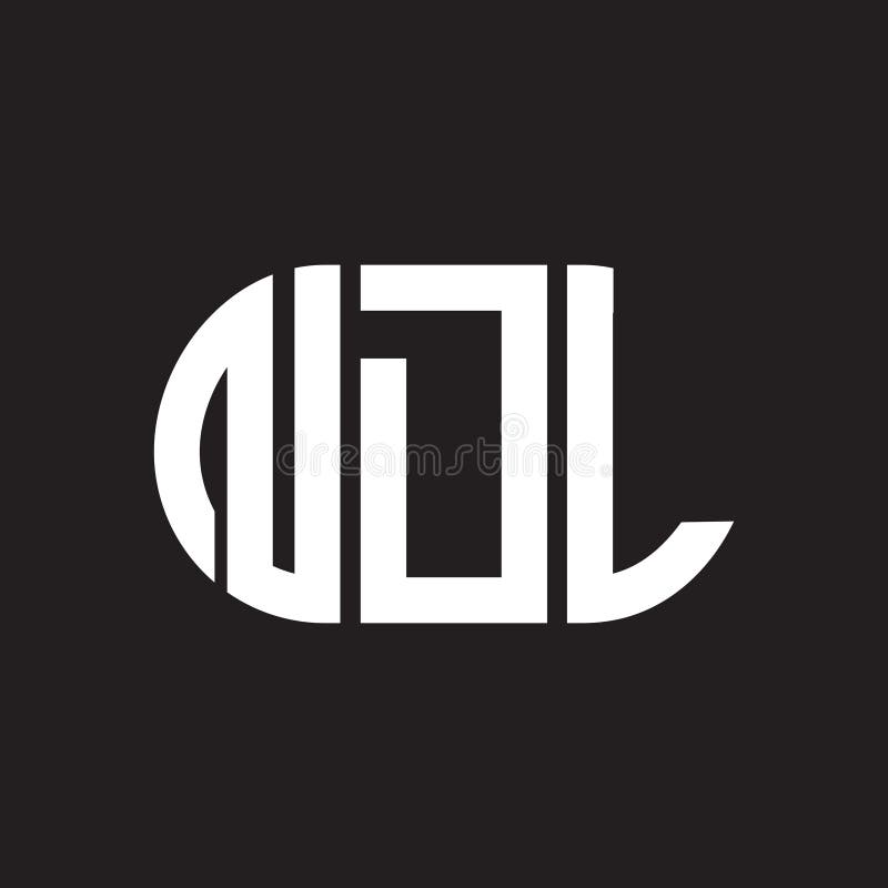 NDL Letter Logo Design on Black Background. NDL Creative Initials ...