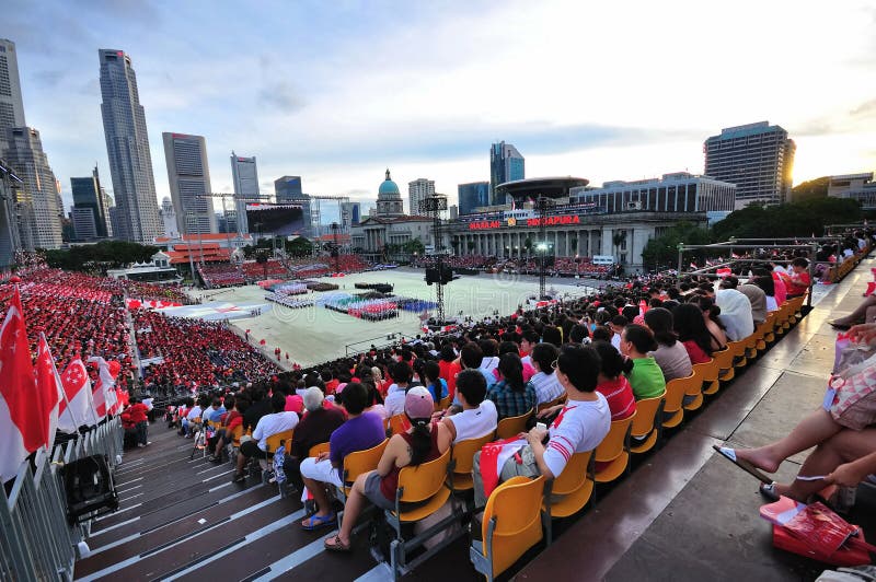 NDP 2010 military ceremony editorial image. Image of audience - 15272310