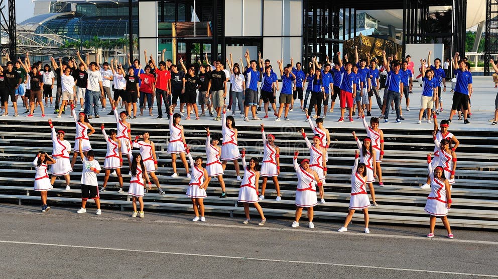 NDP 2011 stage performance editorial image. Image of young - 20160340
