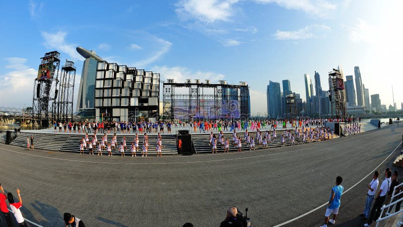 NDP 2011 stage performance editorial stock photo. Image of lady - 20175463