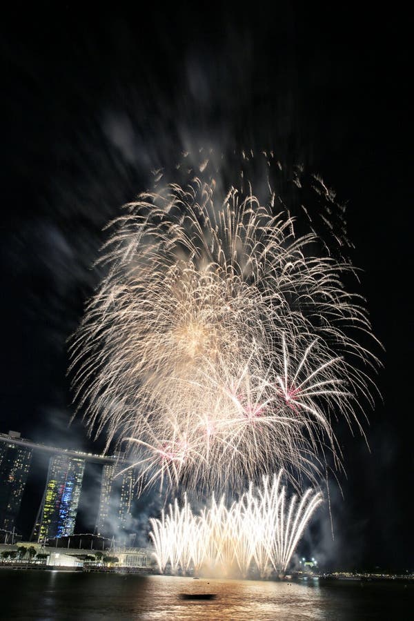 NDP 2017 fireworks MBS stock image. Image of night, fireworks - 97147219