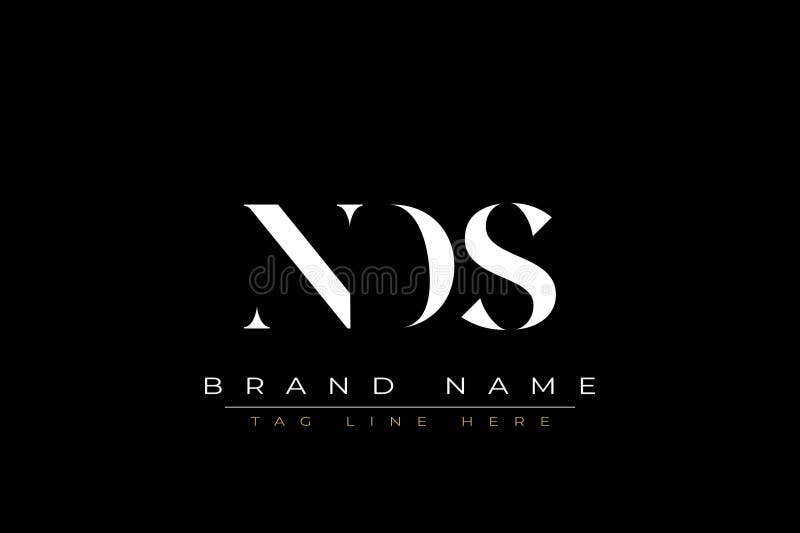 NDS Abstract Letter Logo Design Stock Vector - Illustration of business ...