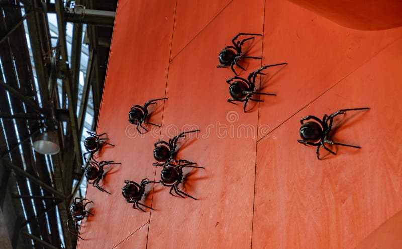 NDSM Spiders Art Installation Editorial Photo - Image of creepy, legs ...