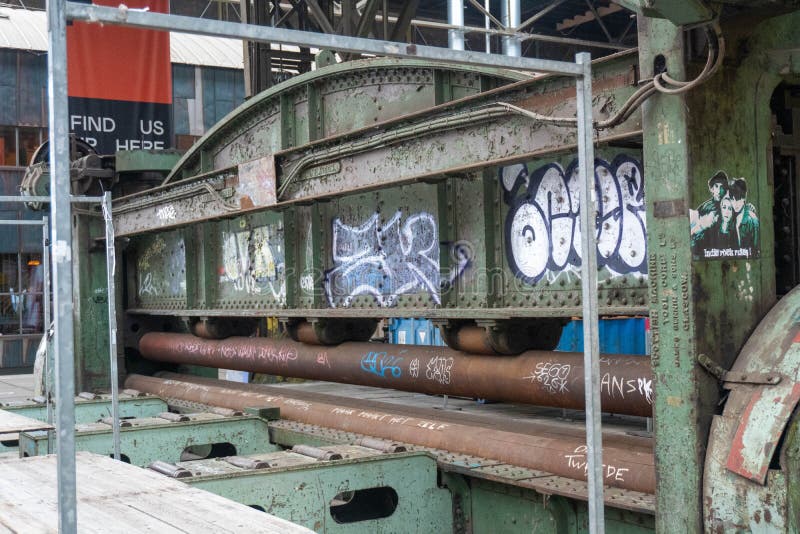 NDSM Wharf Amsterdam - Industrial 6 Editorial Stock Photo - Image of ...