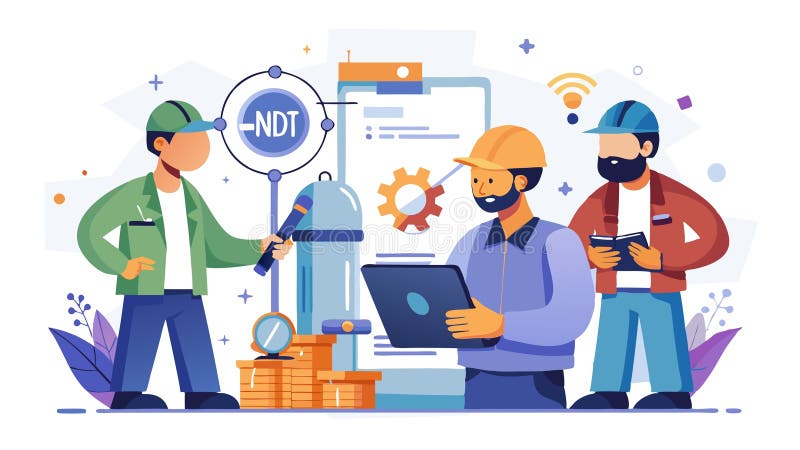 Ndt Technicians Stock Illustrations – 5 Ndt Technicians Stock ...