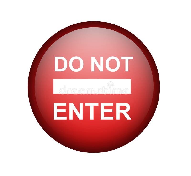 Interdit. Aucun passage image stock. Image du industrie - 16407689