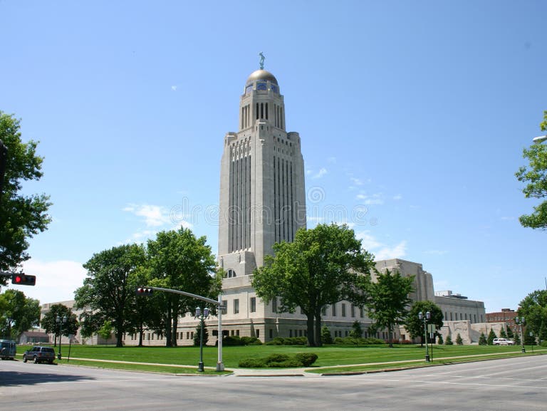 NE State Capitol stock photo. Image of power, landscape - 68450