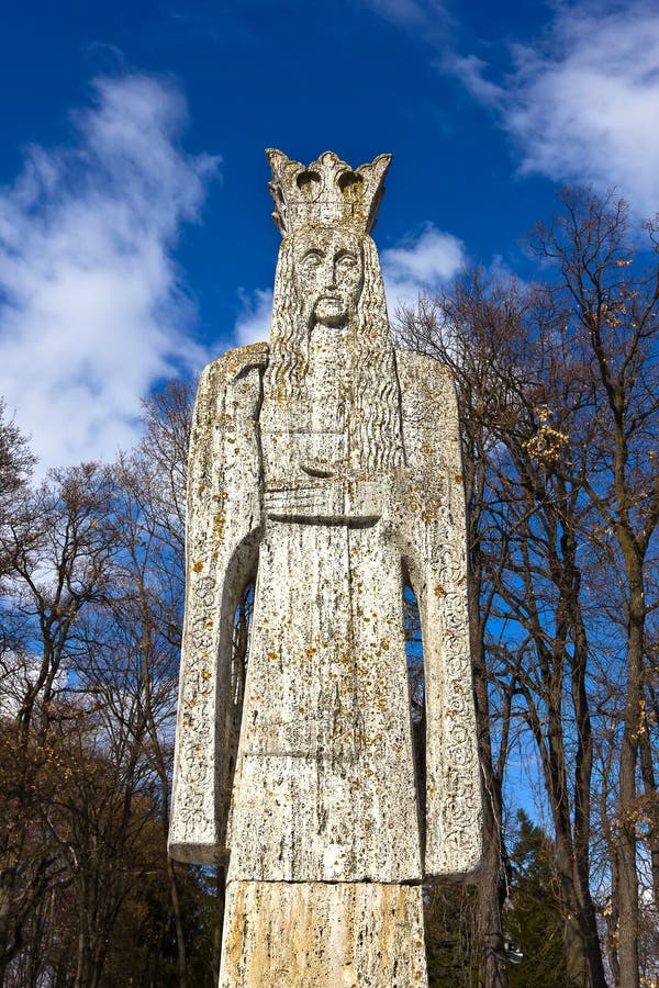 Neagoe Basarab Sculpture - Medieval Romanian Lord Stock Image - Image ...
