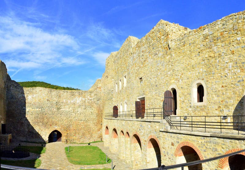 Neamt fortress - Romania stock photo. Image of entrance - 48554532