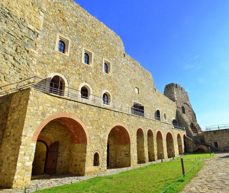 Neamt fortress - Romania stock image. Image of facade - 48554549