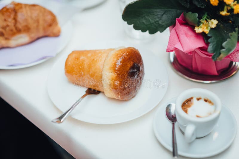 Neapolitan baba with rum stock image. Image of gourmet - 140789823