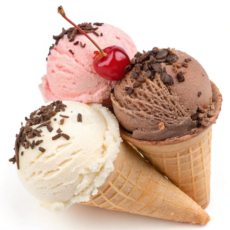 Neapolitan Ice Cream stock illustration. Illustration of white - 362356721