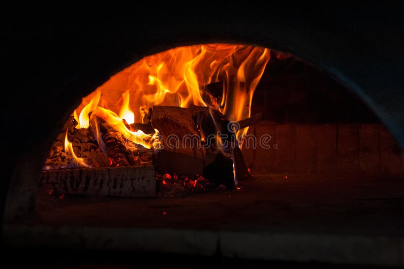 Neapolitan Oven with Hearth for Baking Bread and Pizza Stock Image ...