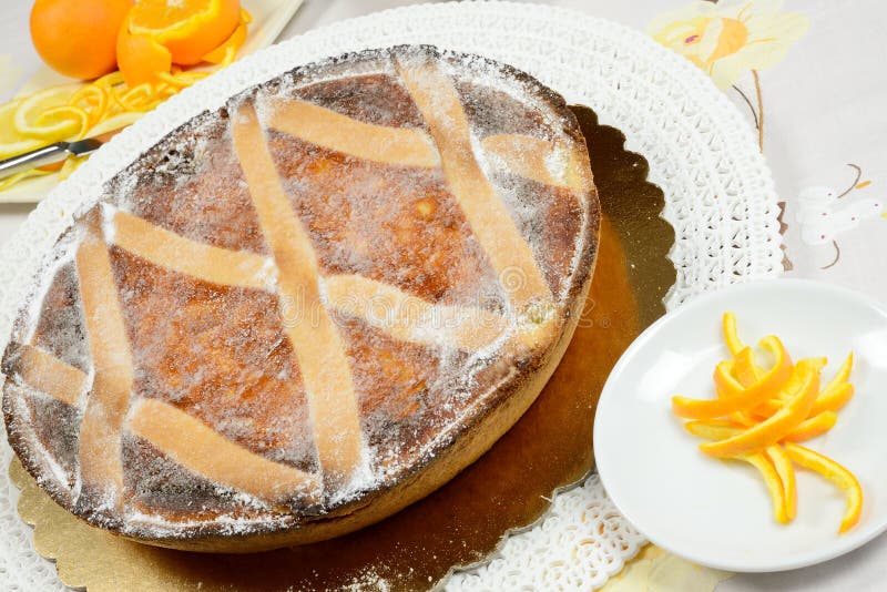 Pastiera stock photo. Image of religious, delicious, sugar - 8928438