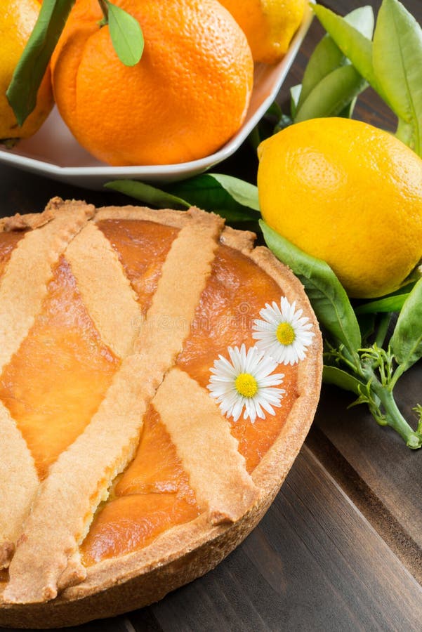 Neapolitan pastiera stock image. Image of grain, citrus - 52184891