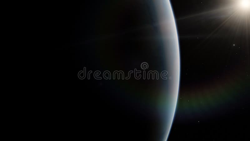 Near, Low Earth Orbit Blue Planet. this Image Elements Furnished by ...