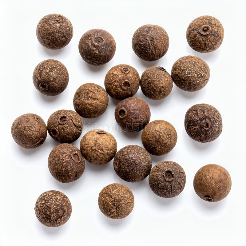 Aromatic Allspice Berries Arranged in a Grid-like Pattern Capturing ...