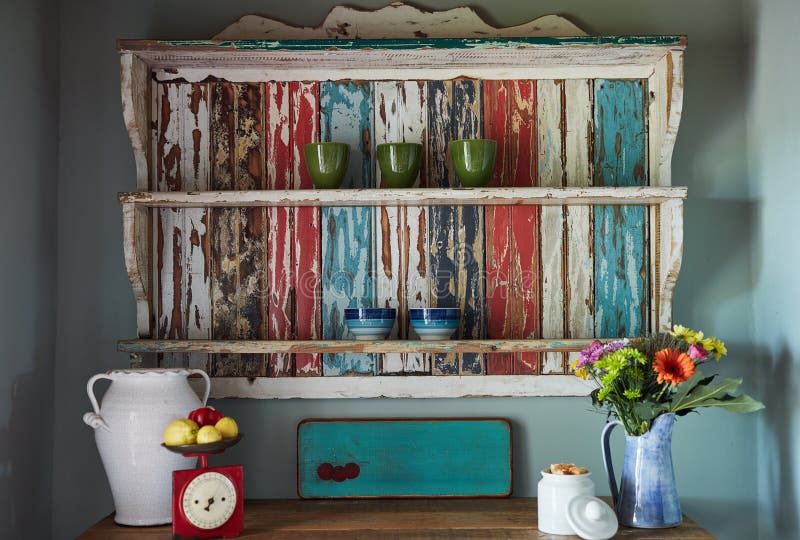 Neat As a Pin. Shot of a Counter with Objects Arranged on it in a ...