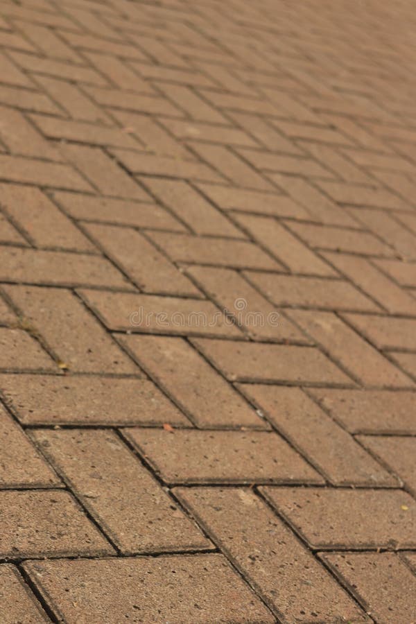 Neat Brown Stone Path in the Park Stock Image - Image of color ...