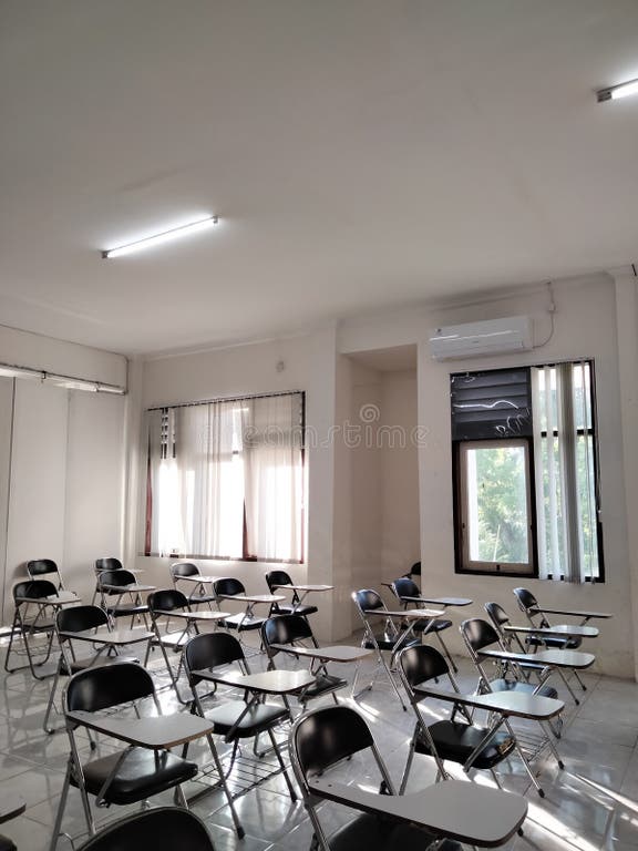 Neat and clean classroom stock image. Image of chair - 356590343