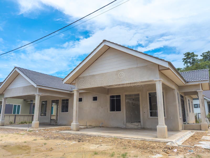 Neat and Planned Home Development Process. Stock Photo - Image of house ...